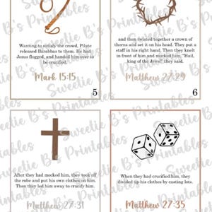 INSTANT DOWNLOAD Easter Bible Scavenger Hunt Printable - Easter Story ...