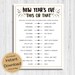INSTANT DOWNLOAD New Year This or That Game Printable - Holiday Game ...