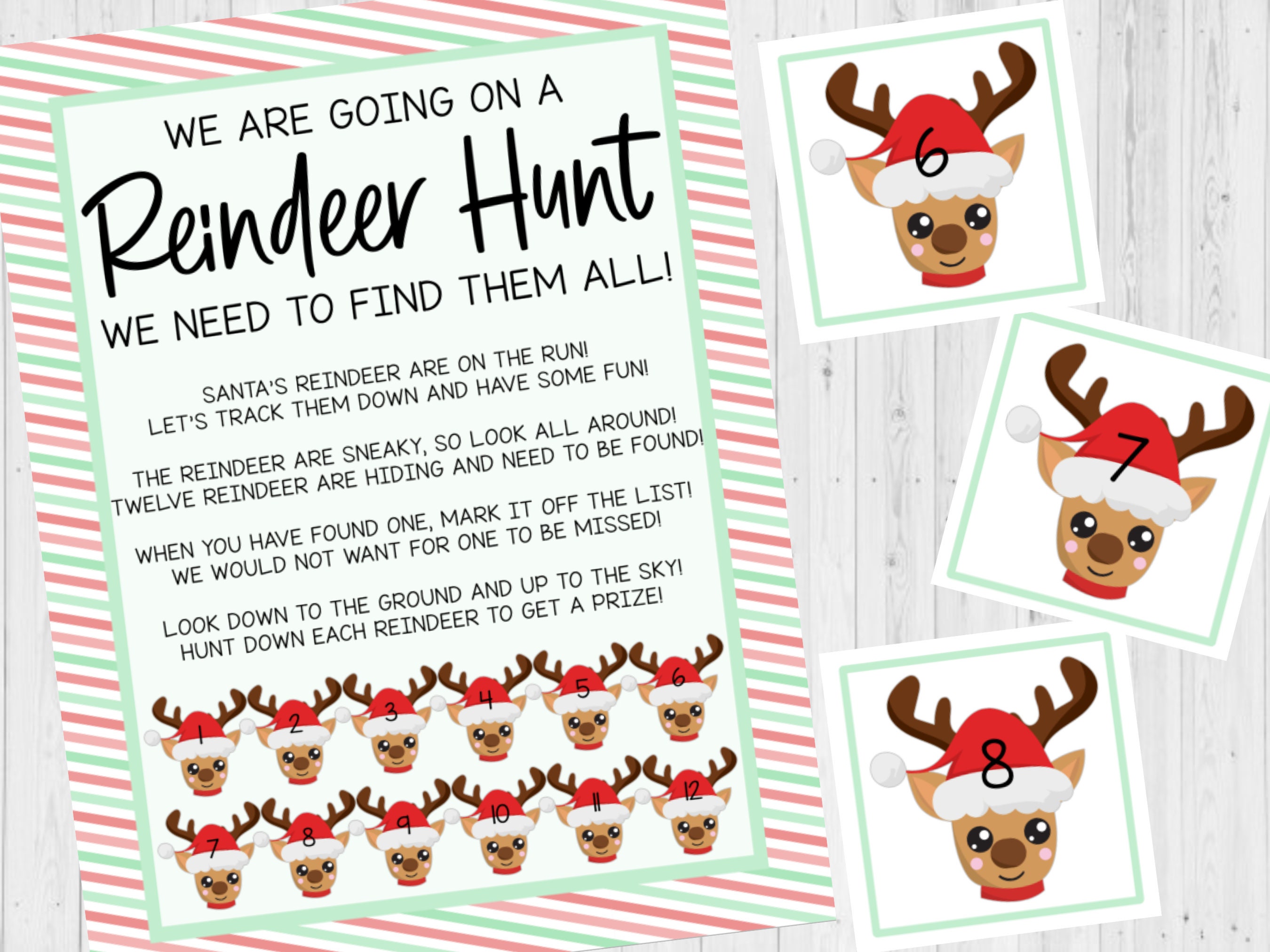 INSTANT DOWNLOAD Christmas Scavenger Hunt Printable - Christmas Game ...