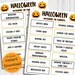 INSTANT DOWNLOAD Halloween Pictionary or Charades Printable - Autumn ...