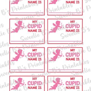 INSTANT DOWNLOAD What's Your Cupid Name Printable - Valentine's Day ...