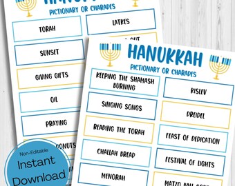 INSTANT DOWNLOAD Hanukkah Trivia Game Printable - Holiday Game ...