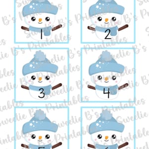 INSTANT DOWNLOAD Winter Scavenger Hunt Printable - Winter Game ...