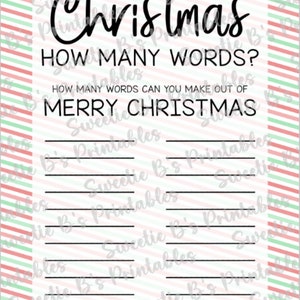 INSTANT DOWNLOAD Christmas Activity Sheet Printable Bundle - Christmas ...