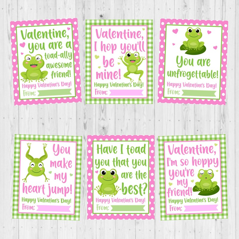 Frog Valentine - Etsy