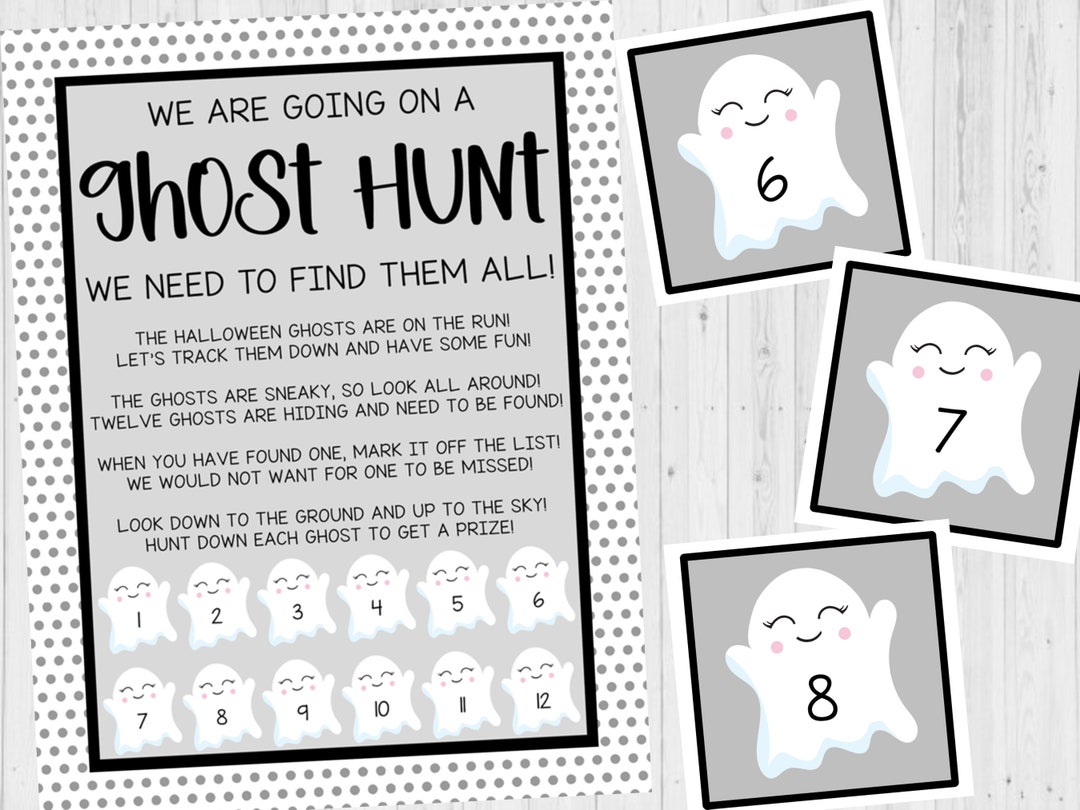 INSTANT DOWNLOAD Halloween Scavenger Hunt Printable - Halloween Game ...