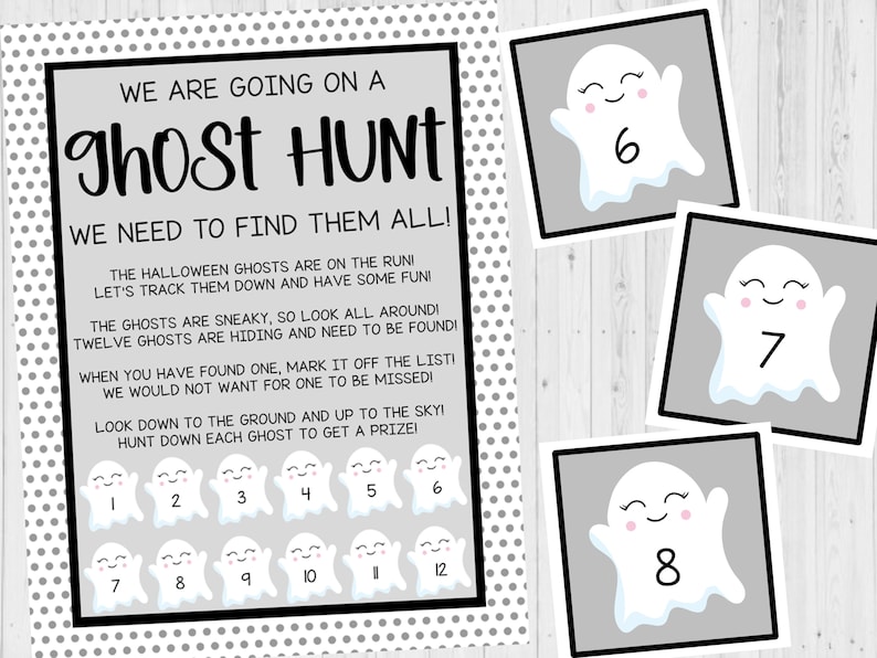 INSTANT DOWNLOAD Halloween Scavenger Hunt Printable - Halloween Game ...