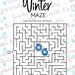 INSTANT DOWNLOAD Winter Activity Sheet Printable Bundle - Winter Game ...