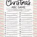 INSTANT DOWNLOAD Christmas ABC Game Printable Christmas Game Printable ...