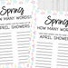 INSTANT DOWNLOAD Spring How Many Words Game Printable - Spring Game ...