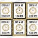 INSTANT DOWNLOAD - Silvester Countdown Karten zum Ausdrucken ...