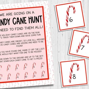 INSTANT DOWNLOAD Christmas Scavenger Hunt Printable - Christmas Game ...