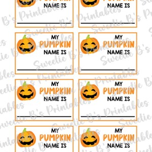 INSTANT DOWNLOAD What's Your Pumpkin Name Printable - Autumn Party Game ...