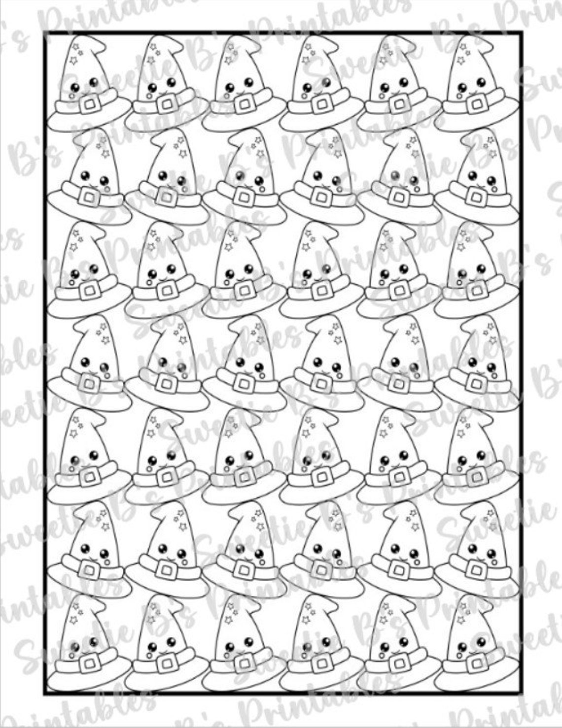 INSTANT DOWNLOAD Halloween Coloring Sheet Printable - Etsy