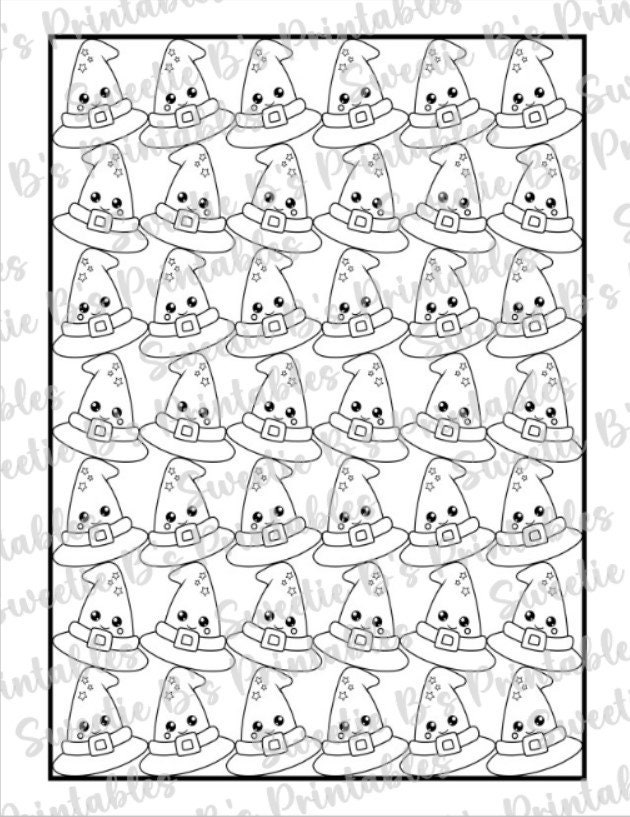 INSTANT DOWNLOAD Halloween Coloring Sheet Printable - Etsy