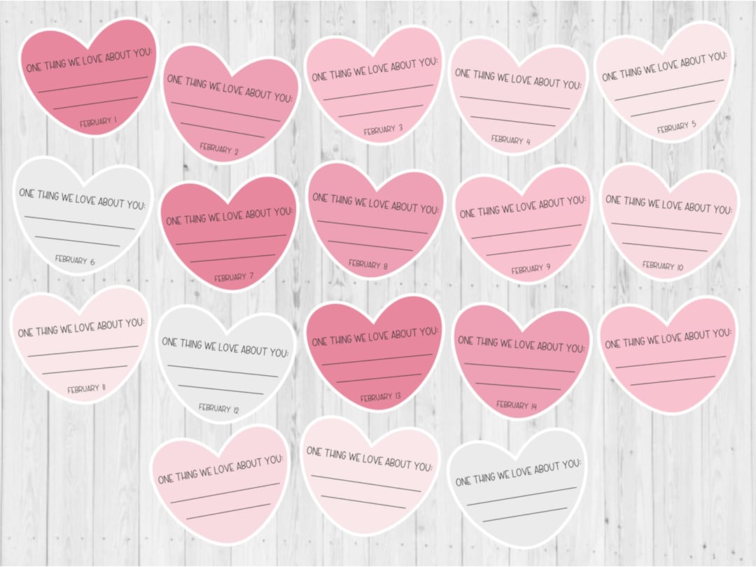 INSTANT DOWNLOAD - We Love You Because Valentine's Day Activity - Kids ...