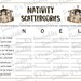 INSTANT DOWNLOAD Nativity Scattergories Printable Game Bundle ...