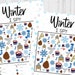 INSTANT DOWNLOAD Winter I Spy Printable - Winter Game Printable ...