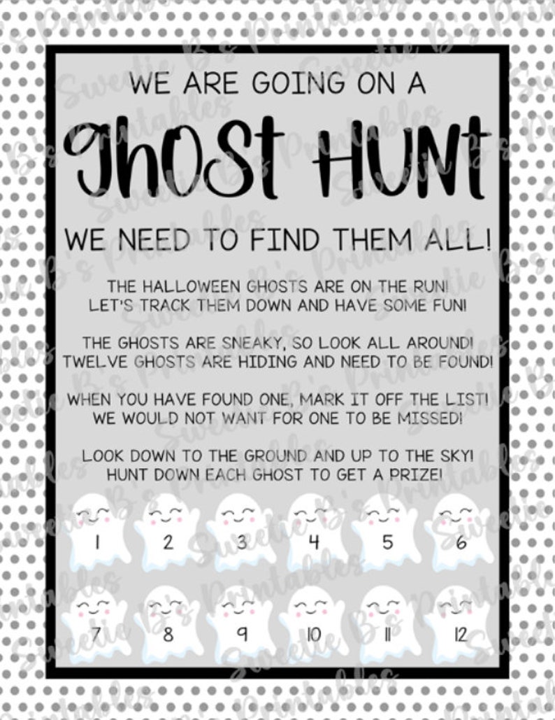 INSTANT DOWNLOAD Halloween Scavenger Hunt Printable - Halloween Game ...