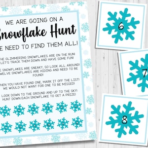 INSTANT DOWNLOAD Winter Scavenger Hunt Printable - Winter Game ...