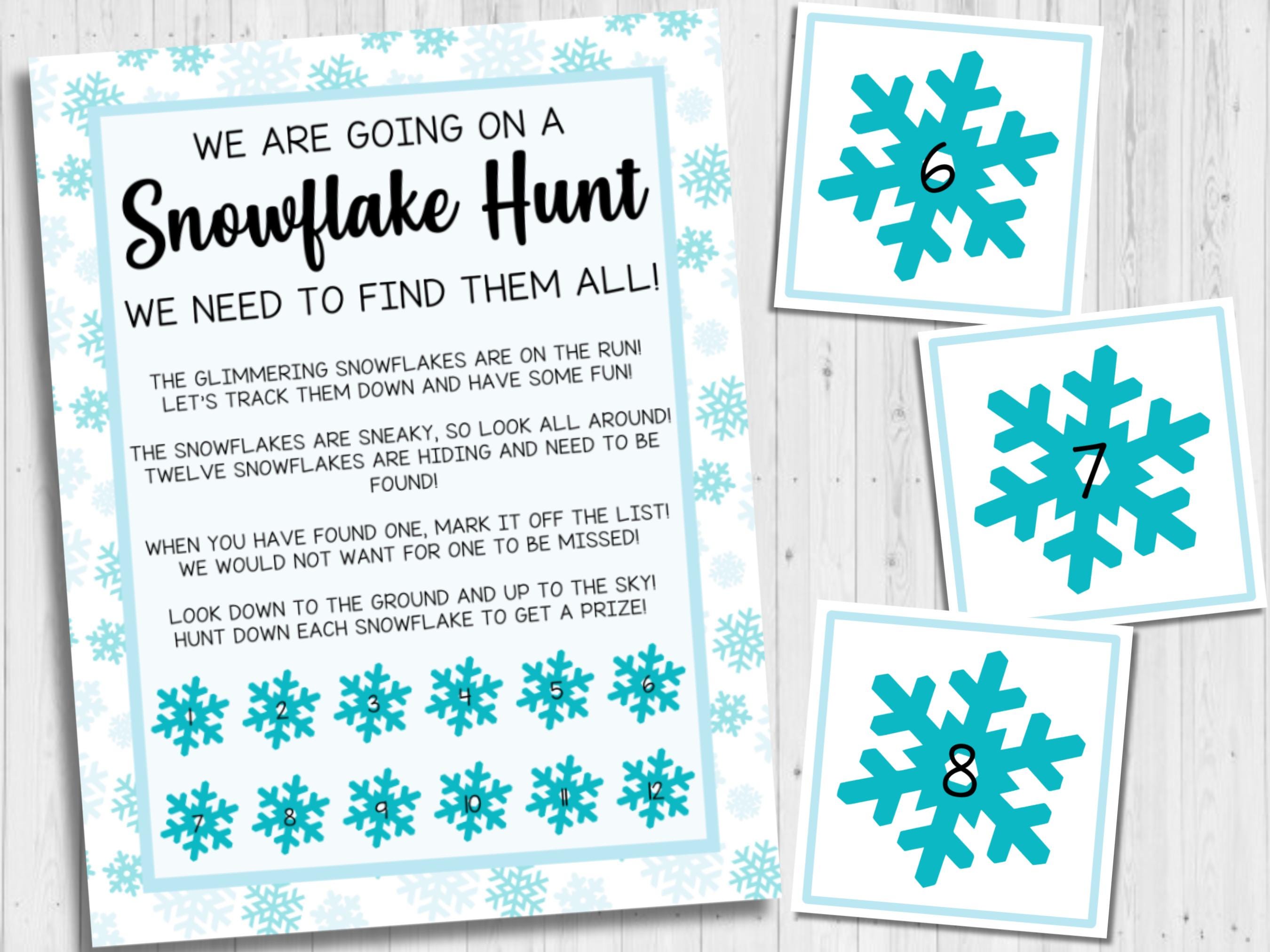 INSTANT DOWNLOAD Winter Scavenger Hunt Printable - Winter Game ...