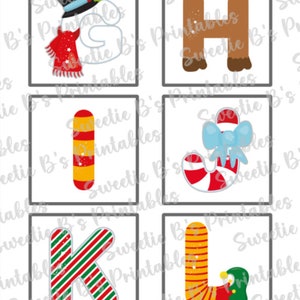 INSTANT DOWNLOAD Elf-abet Hunt Printable Christmas Alphabet Game ...