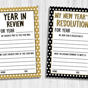 INSTANT DOWNLOAD - All About My Year Printable - Year in Review ...