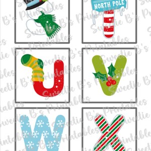 INSTANT DOWNLOAD Elf-abet Hunt Printable - Christmas Alphabet Game ...