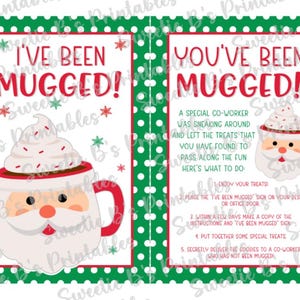 INSTANT DOWNLOAD Christmas I've Been Mugged Printable - Co-worker ...