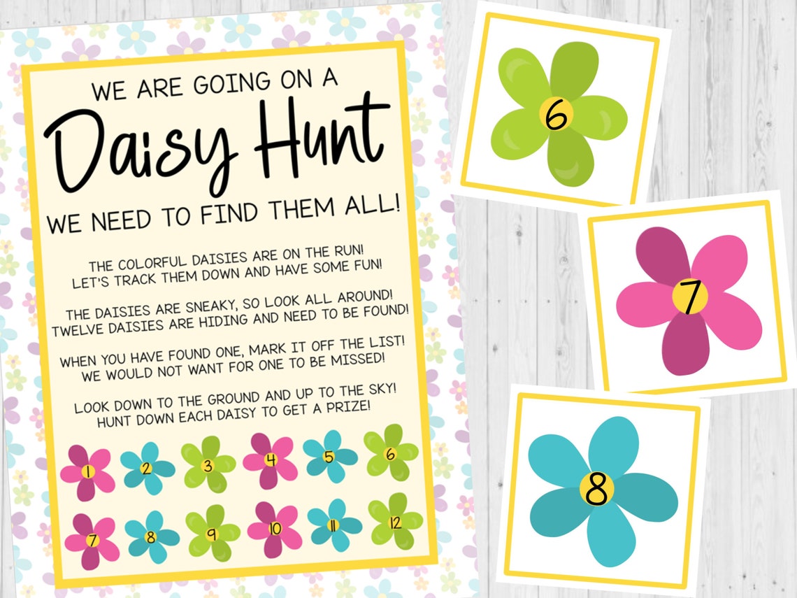 INSTANT DOWNLOAD Spring Scavenger Hunt Printable Spring Game Printable ...
