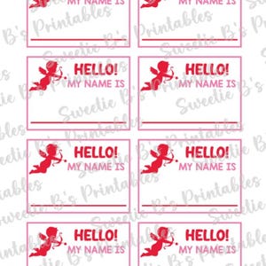 INSTANT DOWNLOAD What's Your Cupid Name Printable - Valentine's Day ...