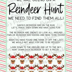 INSTANT DOWNLOAD Christmas Scavenger Hunt Printable - Christmas Game ...
