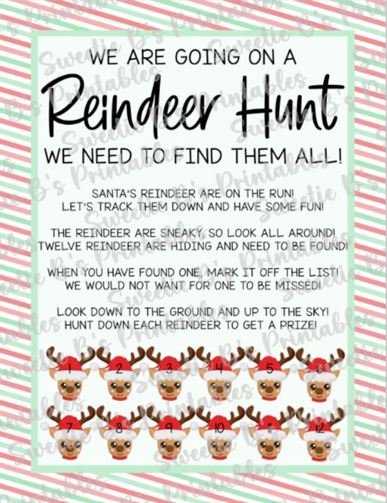INSTANT DOWNLOAD Christmas Scavenger Hunt Printable - Christmas Game ...