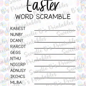 INSTANT DOWNLOAD Easter Activity Sheet Printable Bundle - Easter Game ...