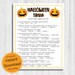 INSTANT DOWNLOAD Halloween Trivia Game Printable - Autumn Game ...