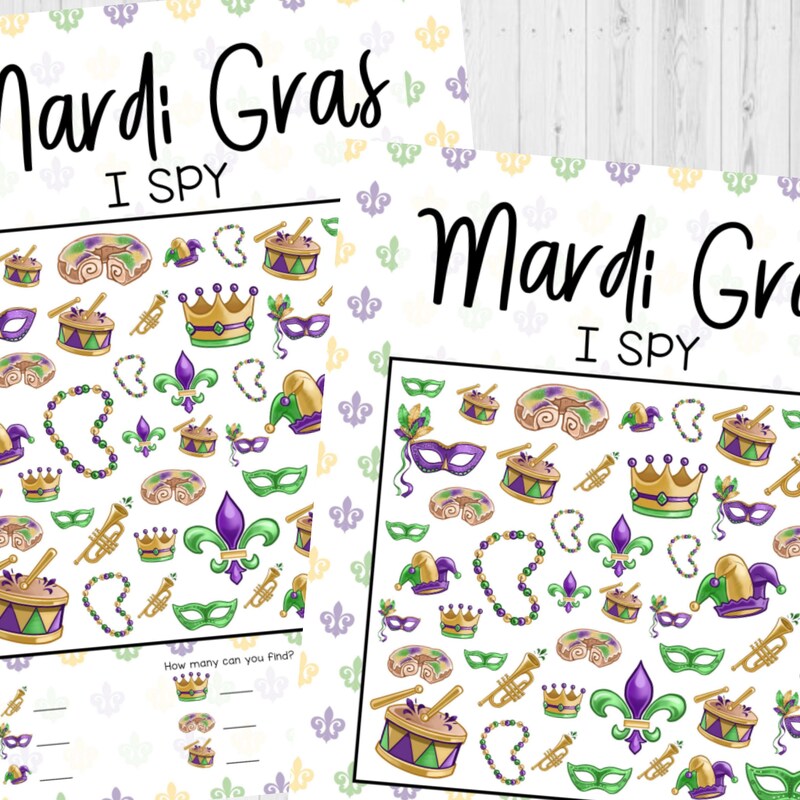 Mardi Gras Activity - Etsy
