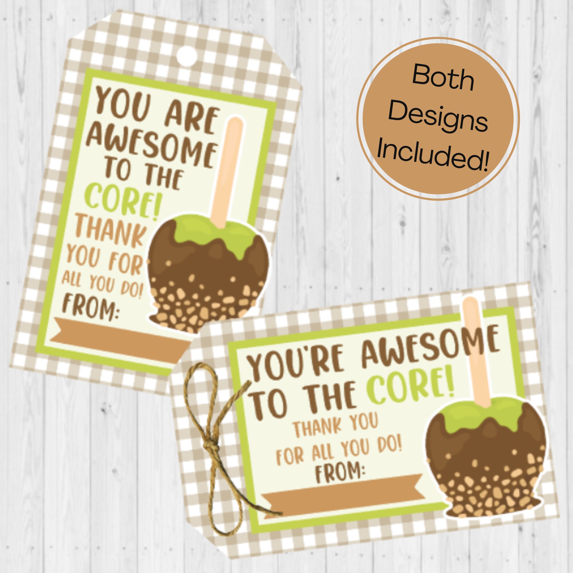 INSTANT DOWNLOAD- Employee Appreciation Gift Tag - Co-worker Gift ...