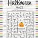 INSTANT DOWNLOAD Halloween Activity Sheet Printable - Halloween Game ...
