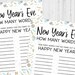 INSTANT DOWNLOAD New Year's Eve How Many Words Game Printable - NYE ...