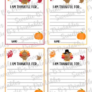 INSTANT DOWNLOAD Thanksgiving Gratitude List - Friendsgiving Gratitude ...