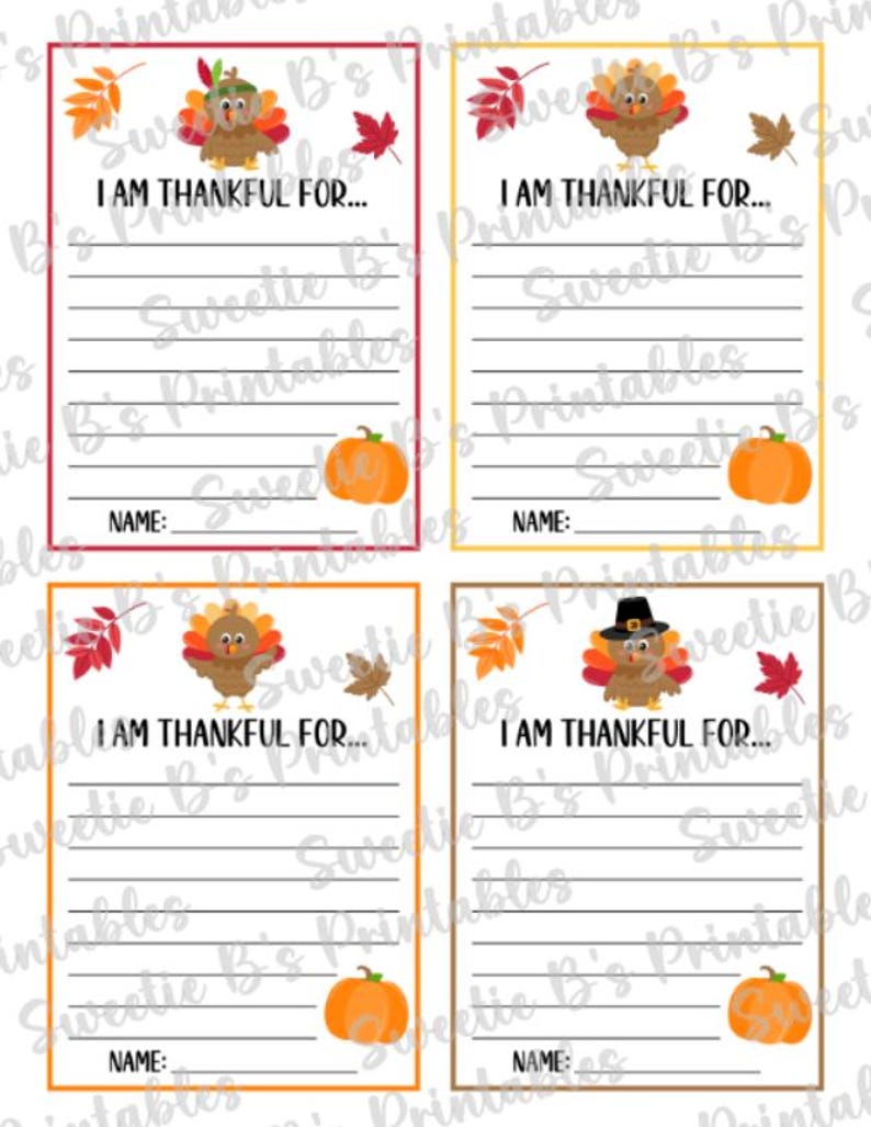 INSTANT DOWNLOAD Thanksgiving Gratitude List - Friendsgiving Gratitude ...