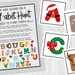 INSTANT DOWNLOAD Elf-abet Hunt Printable - Christmas Alphabet Game ...