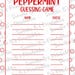 INSTANT DOWNLOAD Guess How Many Peppermints Printable - Holiday ...