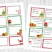 INSTANT DOWNLOAD Christmas Lunchbox Notes Printable - Christmas Note ...
