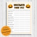 INSTANT DOWNLOAD Halloween Think Fast Game Printable - Autumn Game ...