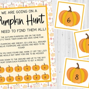 INSTANT DOWNLOAD Autumn Scavenger Hunt Printable - Fall Game Printable ...
