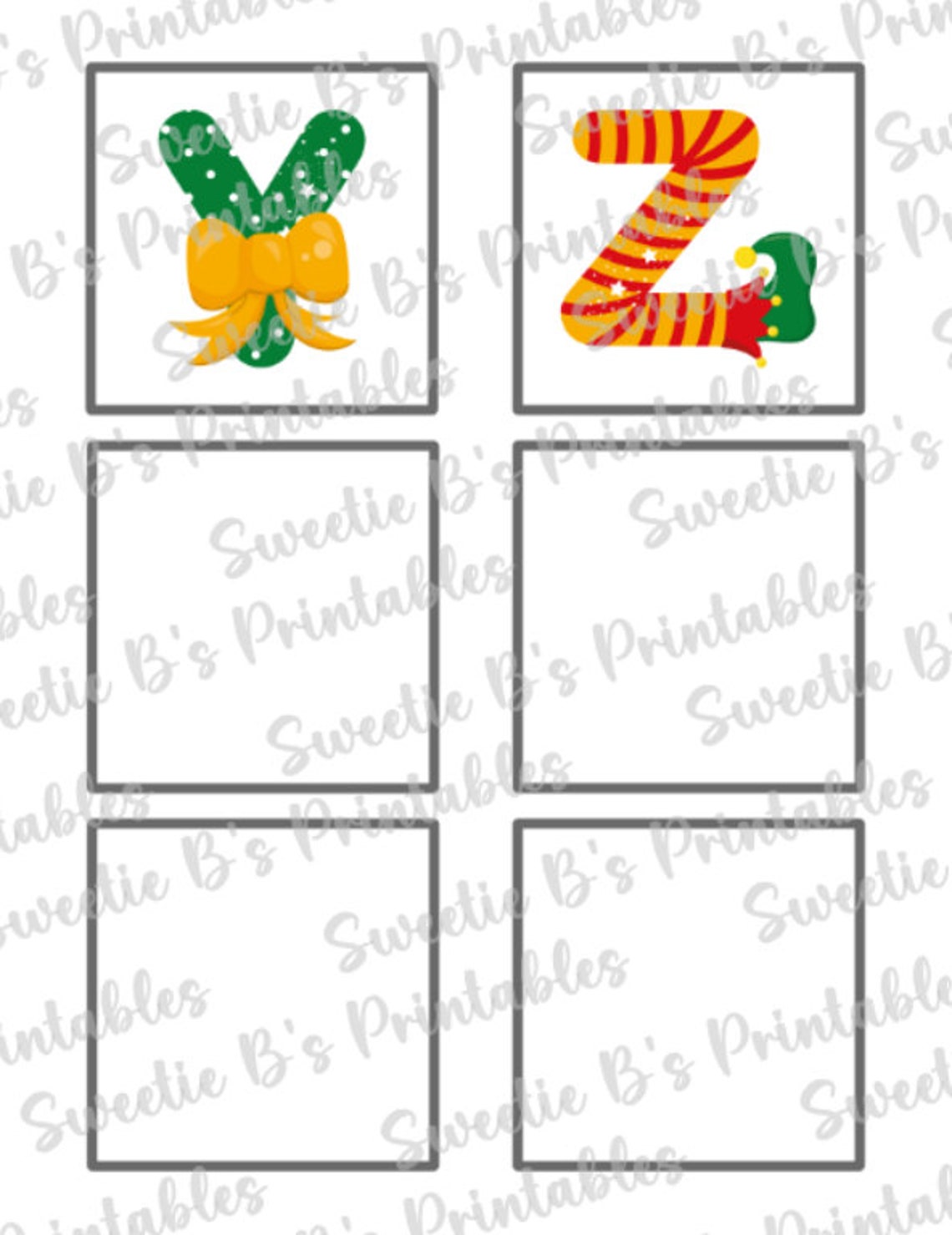 INSTANT DOWNLOAD Elf-abet Hunt Printable - Christmas Alphabet Game ...