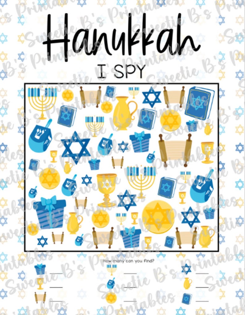 INSTANT DOWNLOAD Hanukkah Activity Sheet Printable Bundle - Hanukkah ...