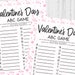 INSTANT DOWNLOAD Valentine's Day ABC Game Printable - Valentine's Day ...