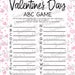 INSTANT DOWNLOAD Valentine's Day ABC Game Printable - Valentine's Day ...